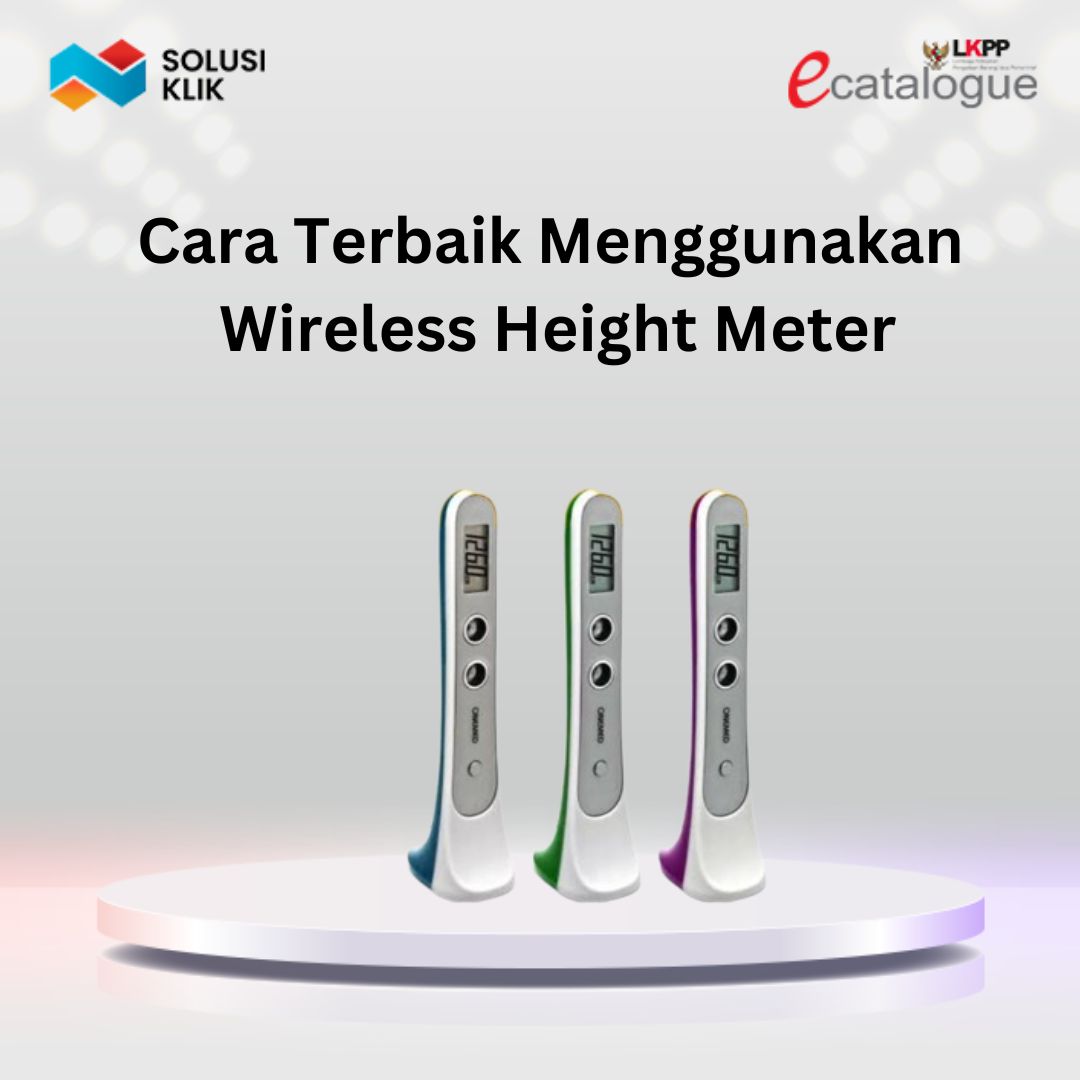 Cara Terbaik Menggunakan Wireless Height Meter - Penyedia Terlengkap ...